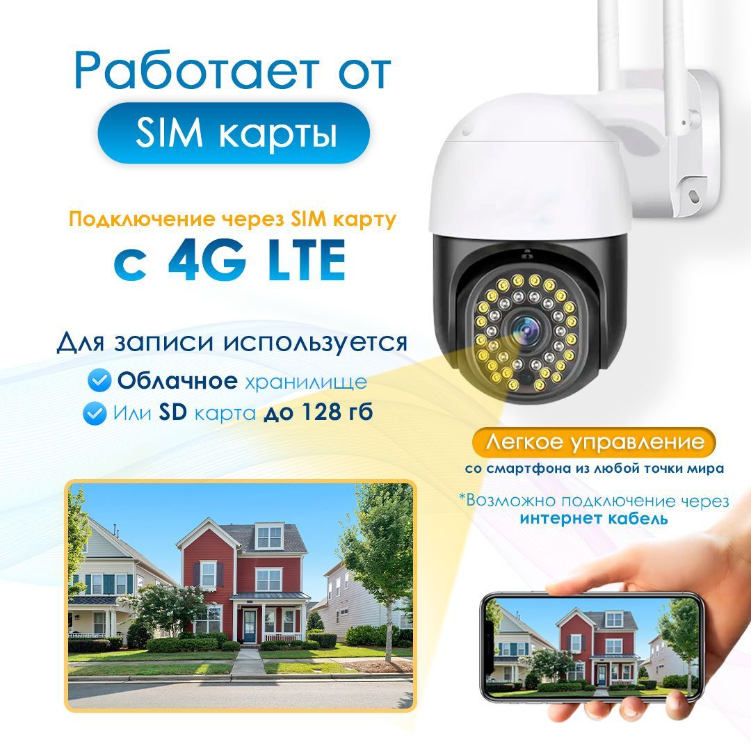 Камера видеонаблюдения BESOL 4G LTE Camera 3MP PTZ 2048×1536 - купить ...