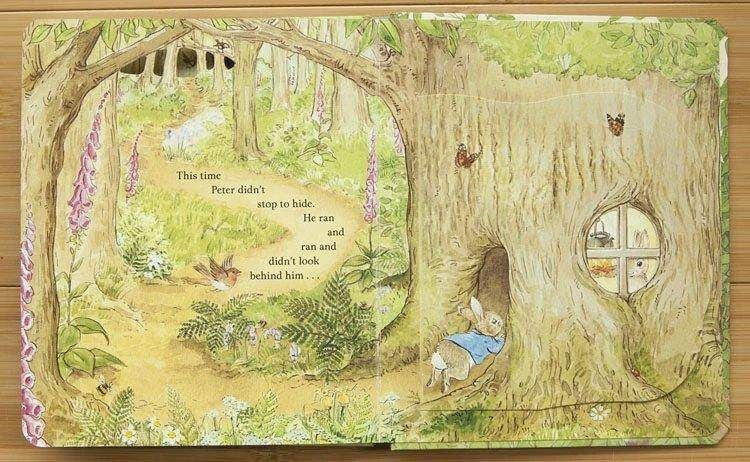 Peep Inside Peter Rabbit A Board book Colouring English Activity Story ...