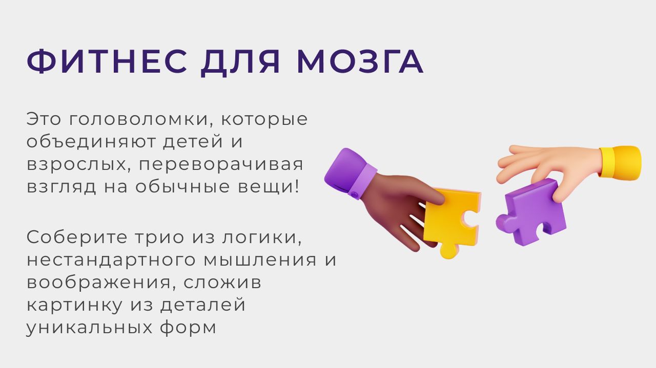 Набор головоломок из 4 IQ пазлов, Inplaywood, Развивающие игры puzzle ...
