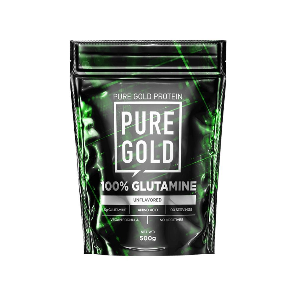 L-Глютамин 100% Pure Gold, порошок 500г / Добавка для иммунитета, мышц ...