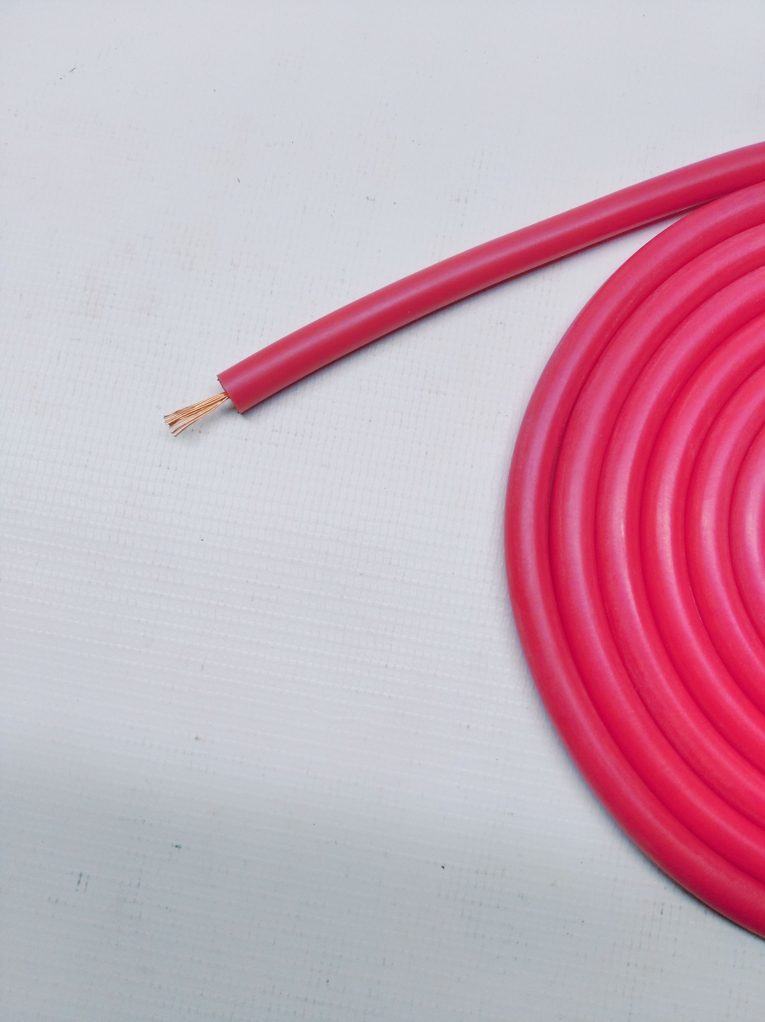 Высоковольтный провод силиконовый / бронепровод / 7мм. с медной жилой ...