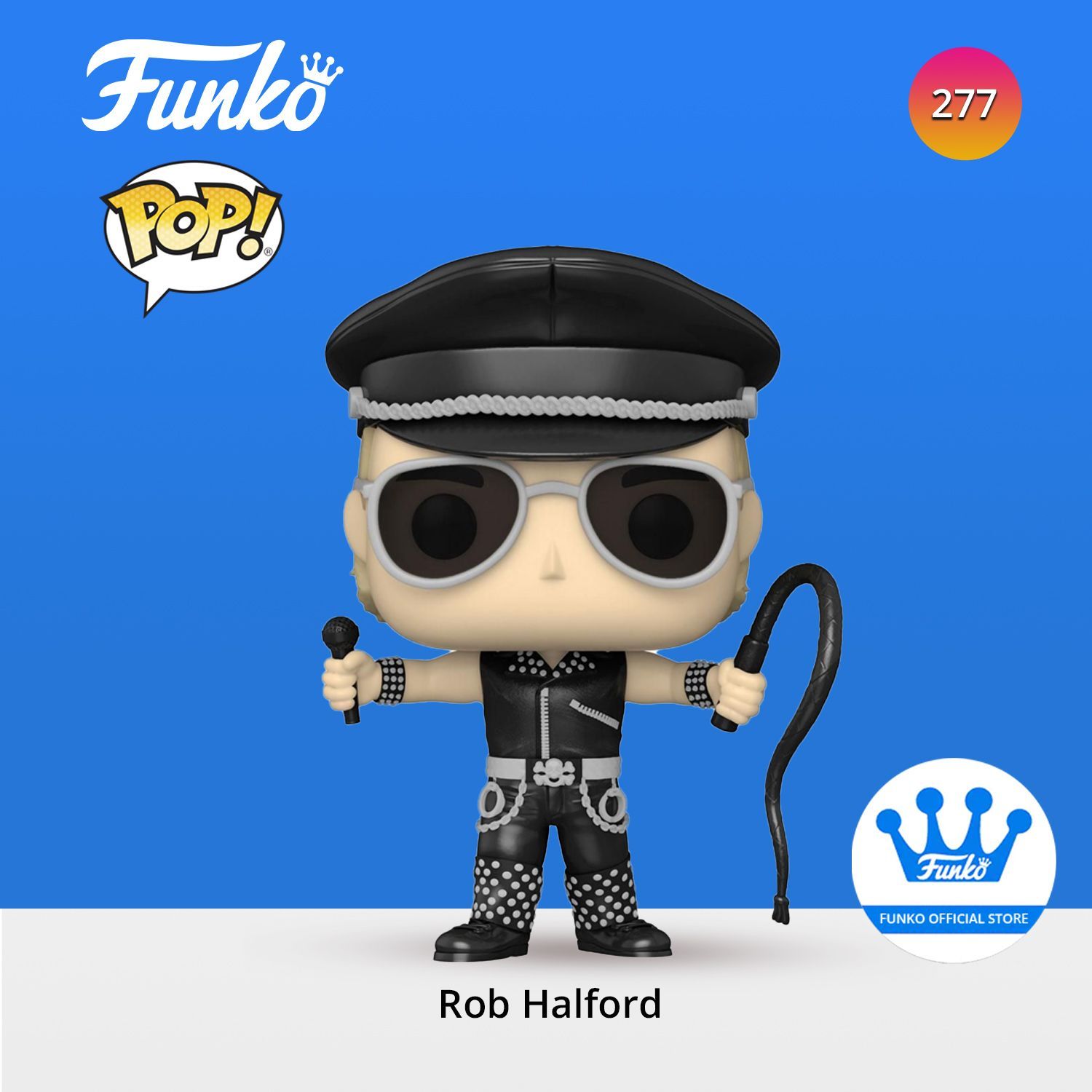 Фигурка Funko POP! Rocks Judas Priest Rob Halford/ Фанко ПОП в виде ...