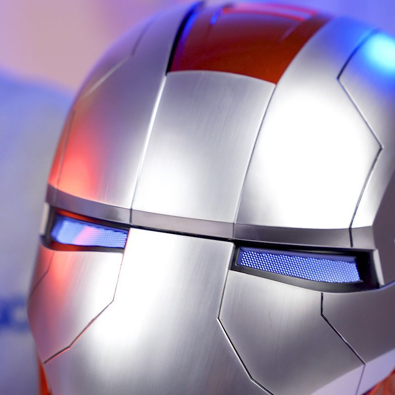 Шлем Железный человек.маска MK5 IRON MAN с голосовым, сенсорным ...