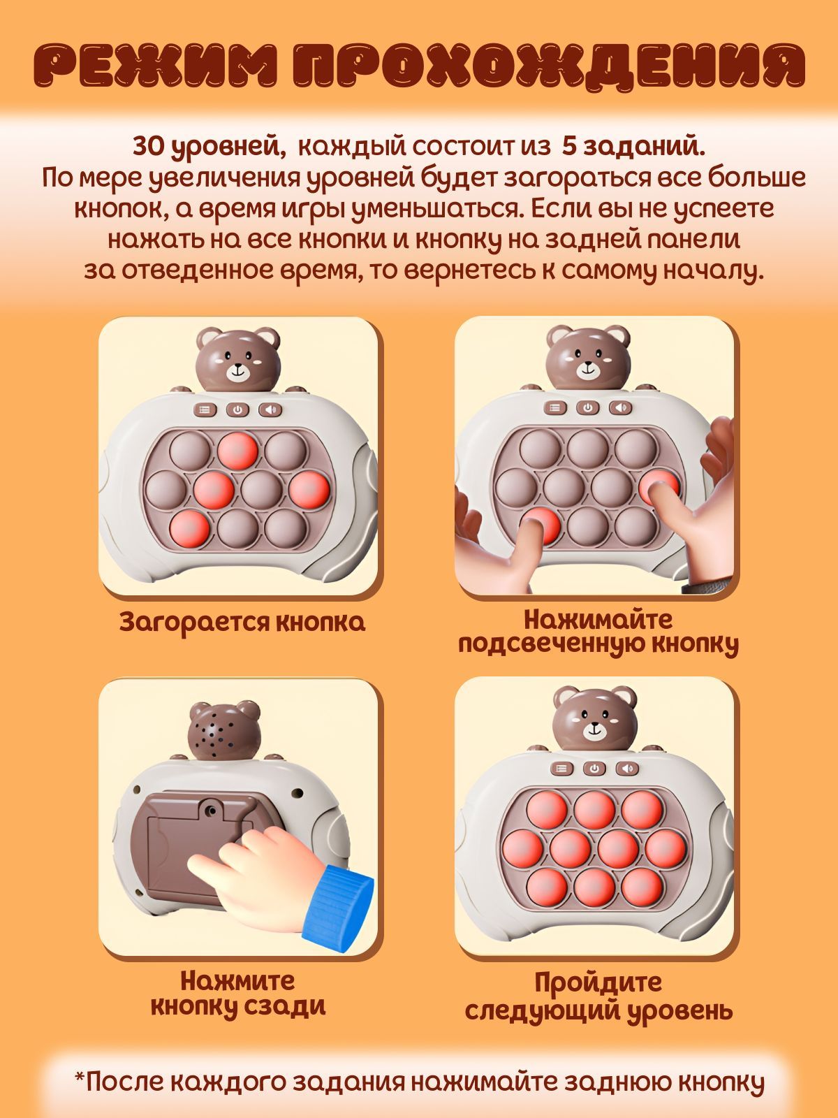 Интерактивная игрушка для детей электронный попит - купить с доставкой ...