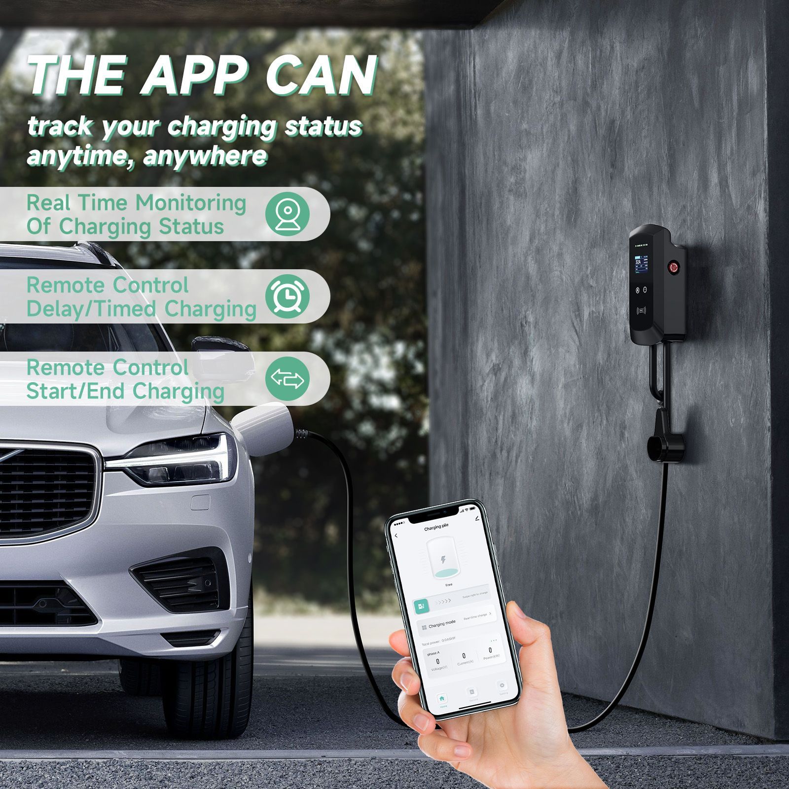 22 квт GB/T зарядная станция для электромобиля домашняя GB/T-20234 3 ...