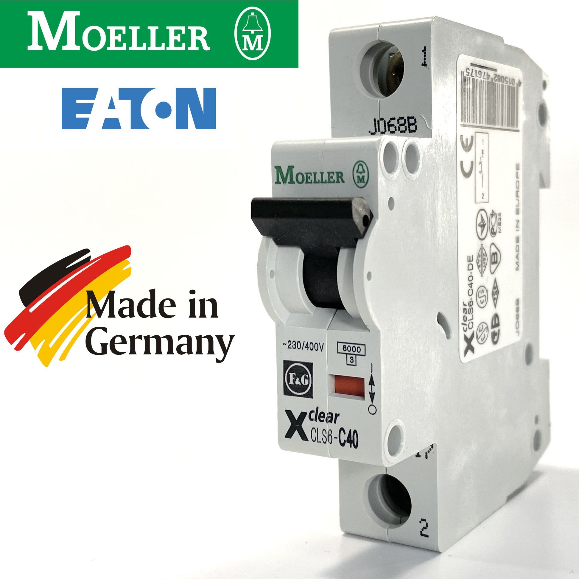 Автоматический выключатель EATON-Moeller 1P 40А 6кА тип C 247617 CLS6 ...