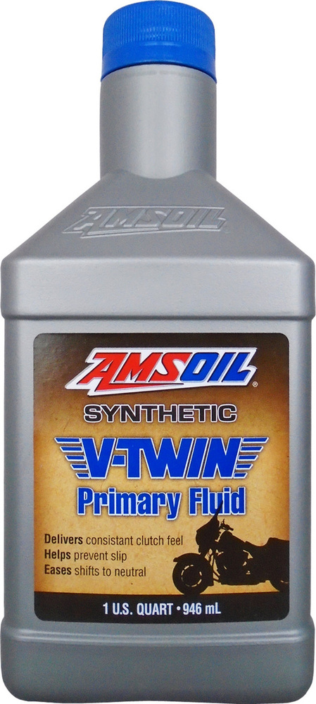 Трансмиссионное масло AMSOIL Synthetic V-Twin Primary Fluid (0,946л ...