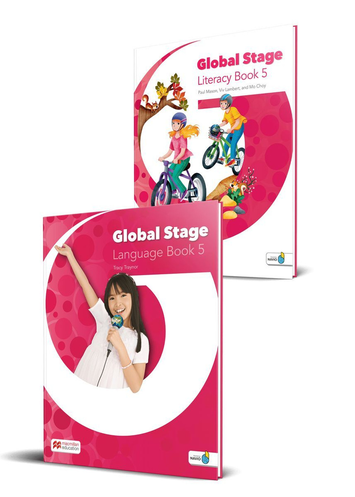 Global Stage: Level 5: Literacy Book and Language Book with Navio App (комплект из 2 книг ...