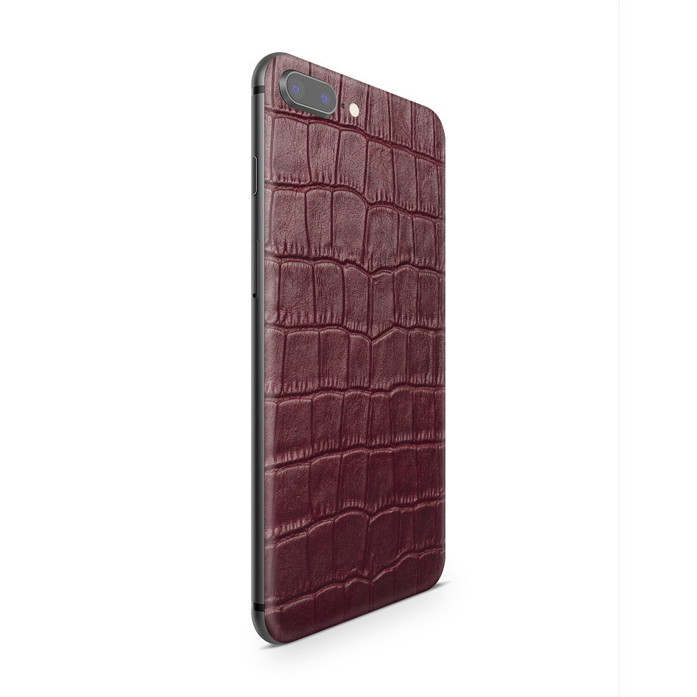 Наклейка Glueskin из натуральной кожи Croco для Apple iPhone 7 Plus ...