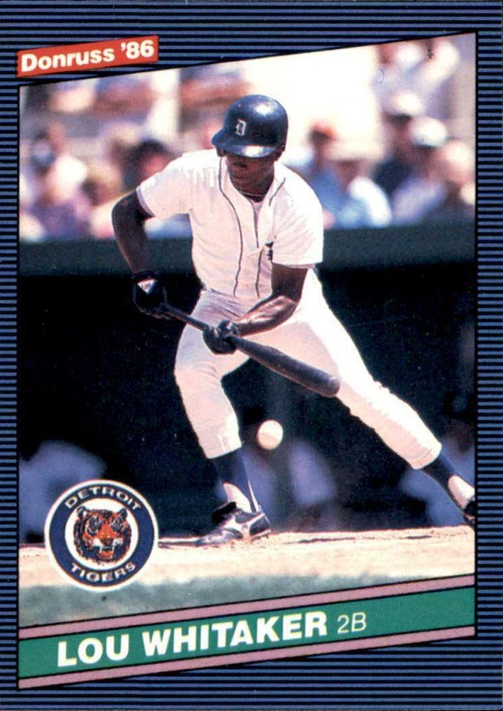 1986 Коллекционная бейсбольная карточка №49 Lou Whitaker - купить с ...