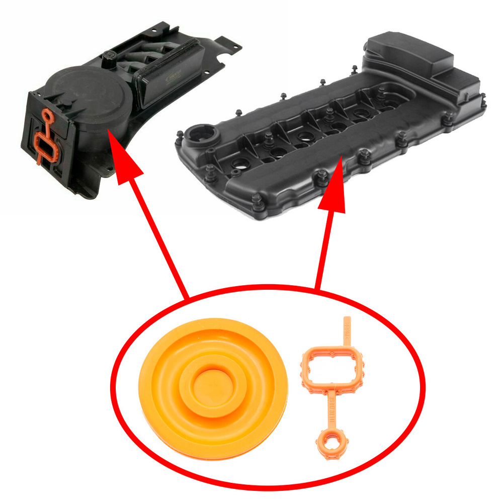 Мембрана КВКГ клапанной крышки VAG 3.6 FSI 03H103429H - Repairkit арт ...