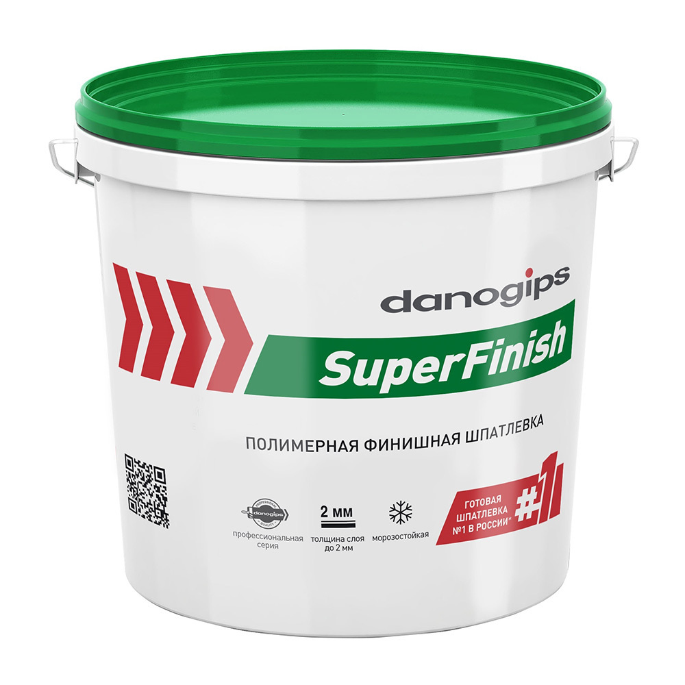 Шпатлевка Danogips SuperFinish универсальная 3 л/5 кг купить по низкой цене с доставкой в ...