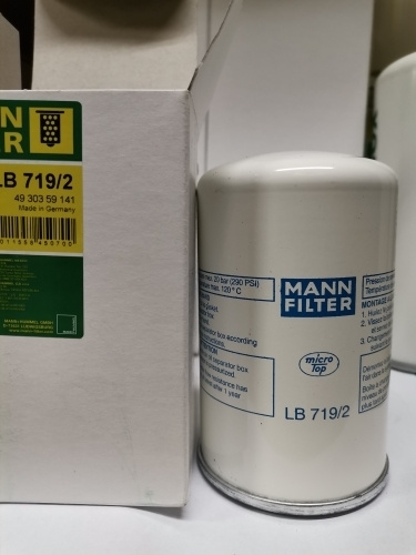 Сепаратор воздушно-масляный MANN FILTER LB 719/2 - купить по выгодным ...
