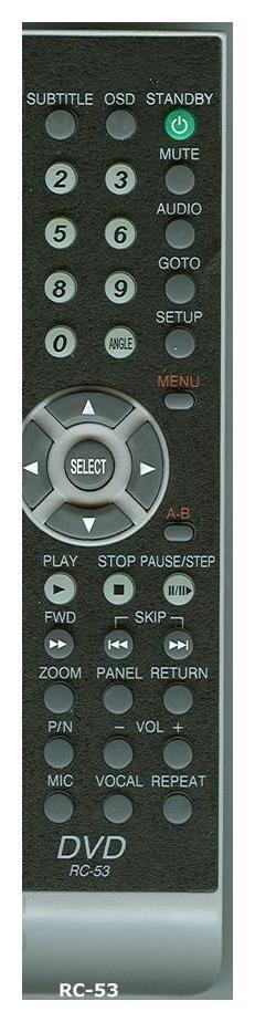 Пульт ДУ Пульт Bbk RC-53 DVD - купить по выгодной цене в интернет-магазине OZON (321477969)