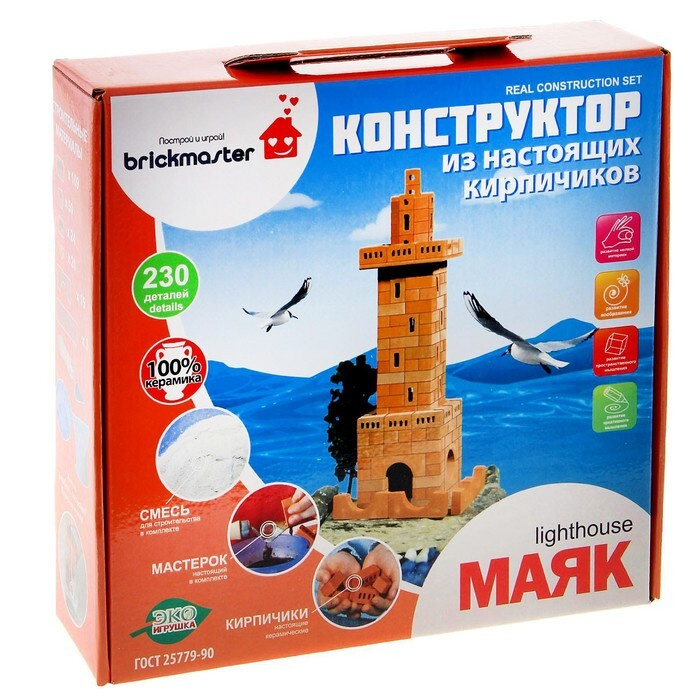 Brickmaster, Конструктор керамический Маяк , 230 деталей, 1 набор ...