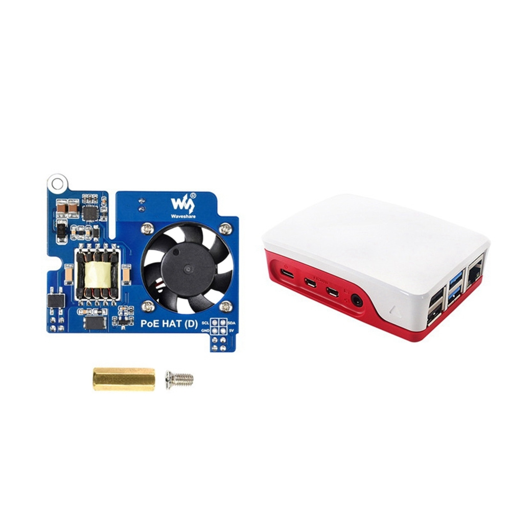 Шляпа Waveshare Power over Ethernet (PoE), совместимая с корпусом ...