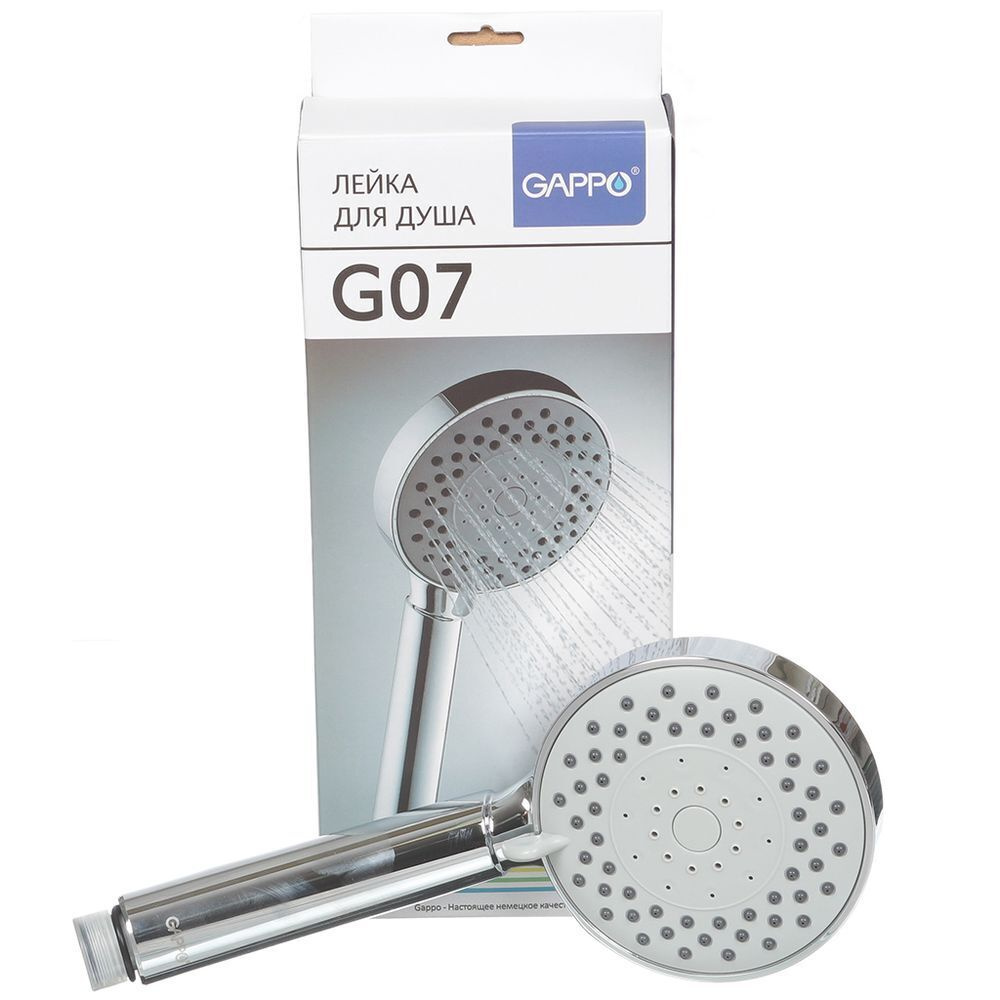 Лейка для душа, 5 реж, Gappo, G07 - купить с доставкой по выгодным ценам в интернет-магазине ...