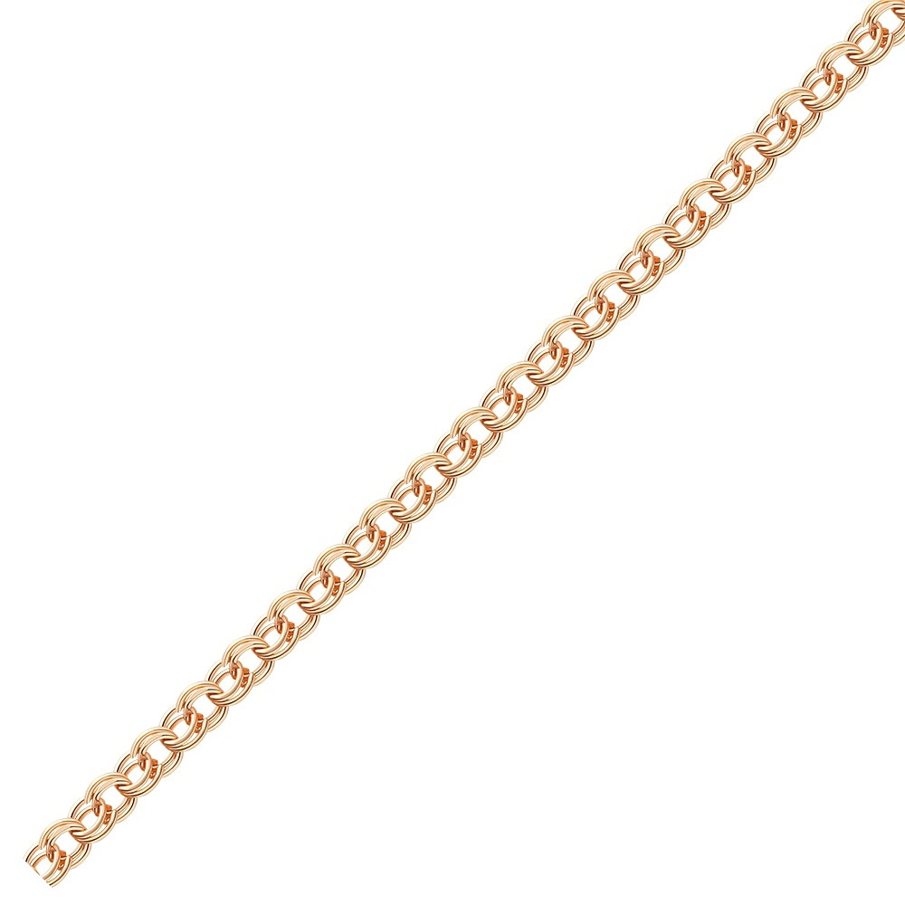585GOLD Браслет Золото красное 375 пробы, плетение Бисмарк - купить с ...