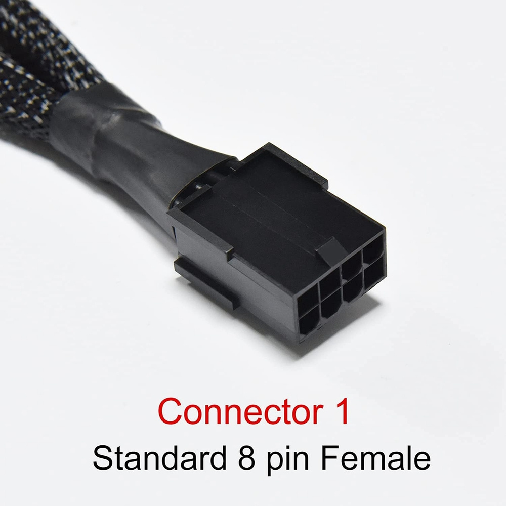 8-контактный разъем PCIe для видеокарты с двумя разъемами 2X8 (6+2) для ...