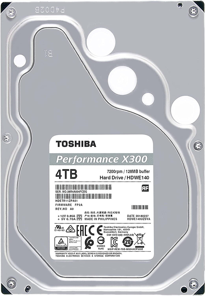 4 ТБ Внутренний жесткий диск Toshiba A Hddx300 Hdwr440uzsva купить по выгодной цене в