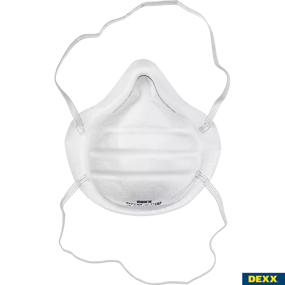 Полумаска фильтрующая DEXX FFP1, противоаэрозольная, многослойная ...