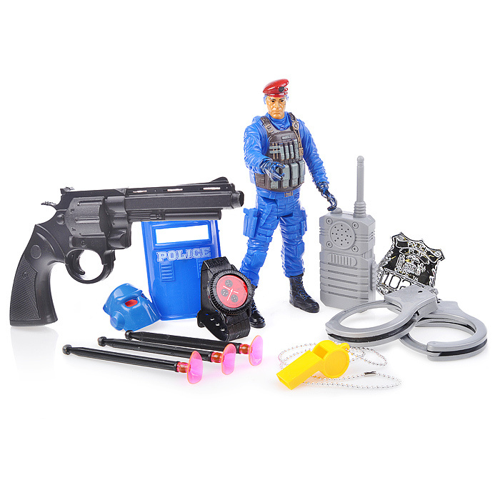 Набор полицейского 88747 (пули с присосками, солдат с подвижными руками ...