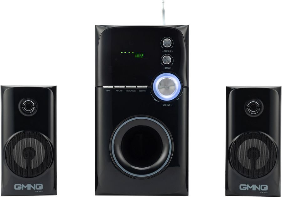 Колонки Оклик GMNG OK-471 2.1 черный 60Вт BT - купить с доставкой по выгодным ценам в интернет ...
