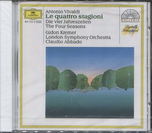 CD KREMER, GIDON - VIVALDI - 4 JAHRESZEITEN (ABBADO) - купить по низким ...