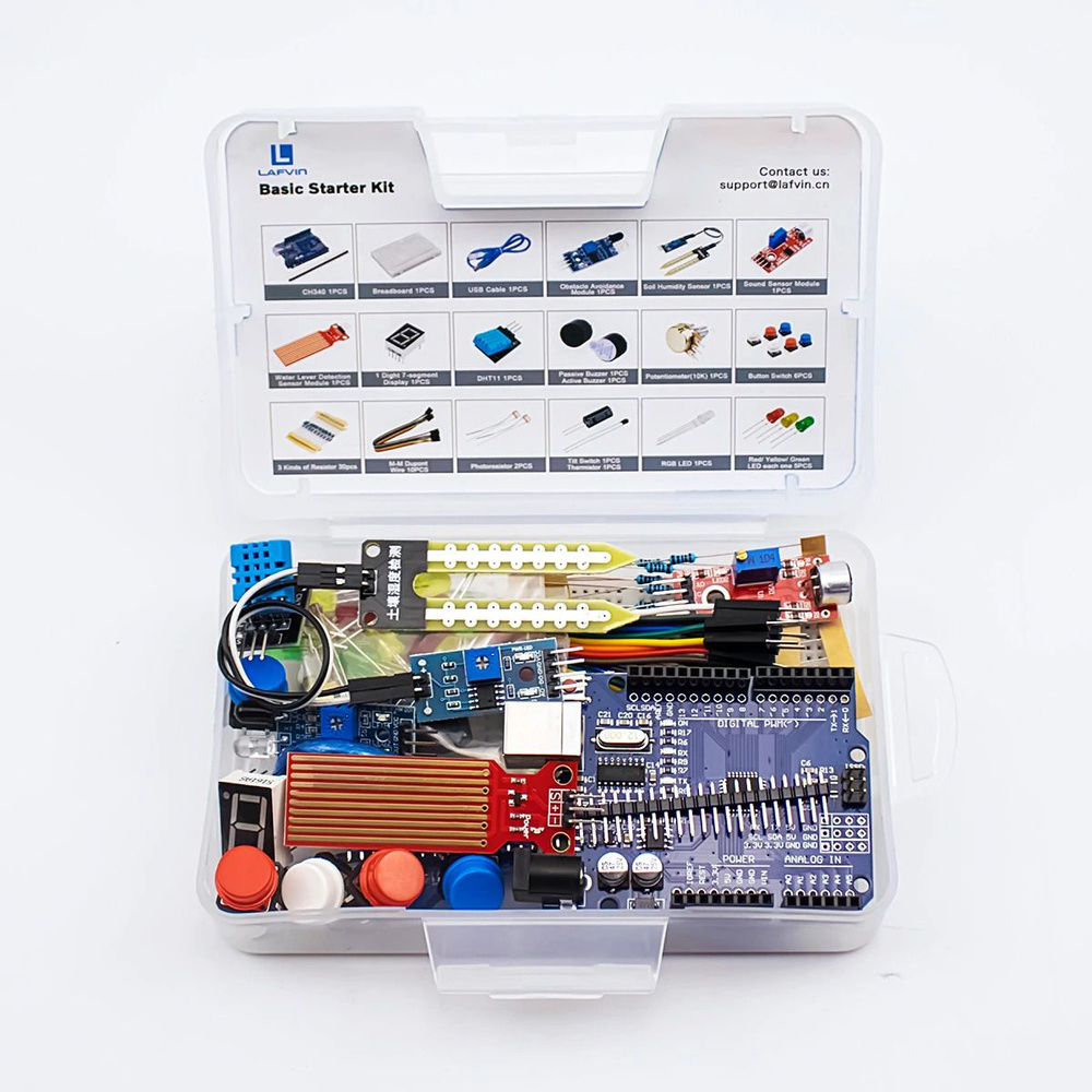 Базовый стартовый набор для Arduino Uno R3 LAFVIN - купить с доставкой ...