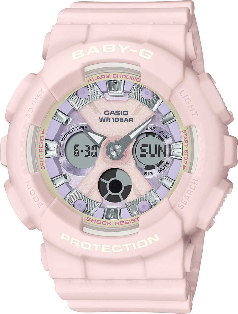 Женские наручные часы Casio BA-130WP-4A с гарантией производителя ...