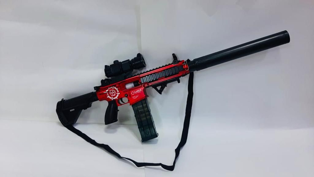 Модель игрушечного пистолета M416 EVA из игры PUBG, красный - купить с доставкой по выгодным ...