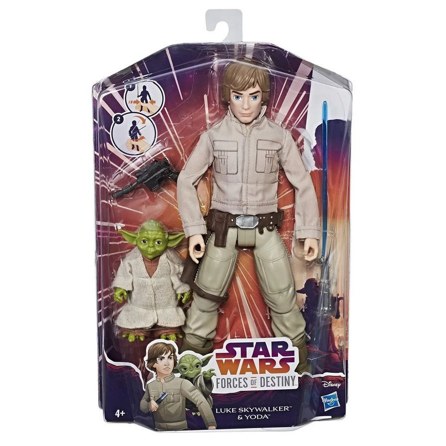 Фигурка Звездные Войны Люк Скайуокер + Йода / Star Wars Luke Skywalker ...