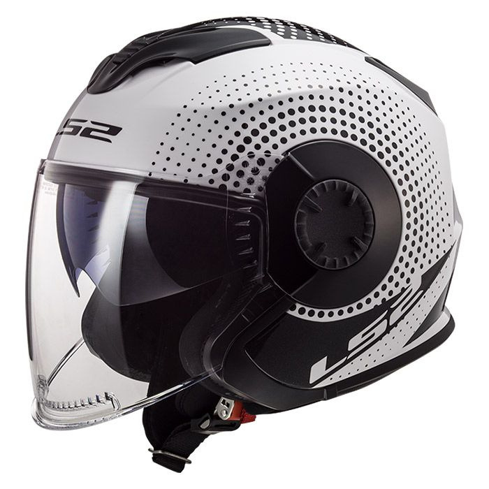 LS2 Мотошлем OF570 OF570 VERSO SPIN белый, черный - купить с доставкой ...