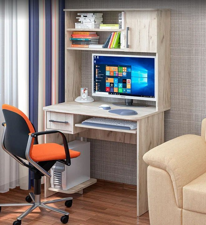 Компьютерные столы с надстройкой и шкафчиками купить на OZON по низкой цене