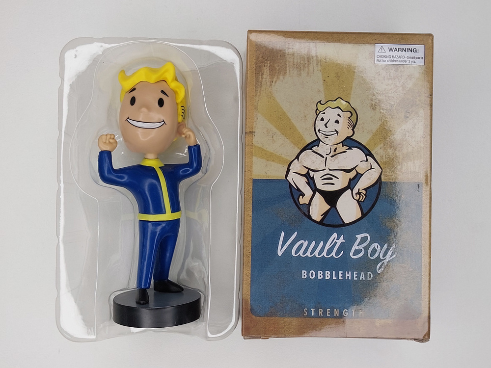 Фигурка Волт Бой на подставке из игры Фоллаут Vault Boy Fallout ...
