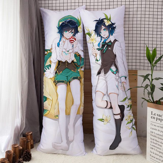 Подушка Дакимакура аниме Genshin Impact Подушка "Dakimakura Венти 90*38 ...