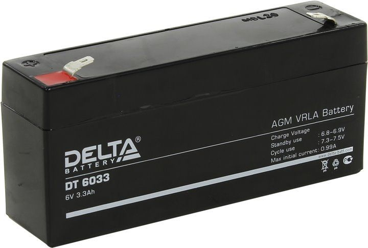 Батарея для ИБП Delta Battery DT 6033 (125мм) купить по выгодной цене в ...
