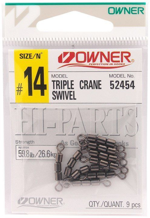 Вертлюги тройные Owner 52454 № 16 (9шт) - купить с доставкой по ...
