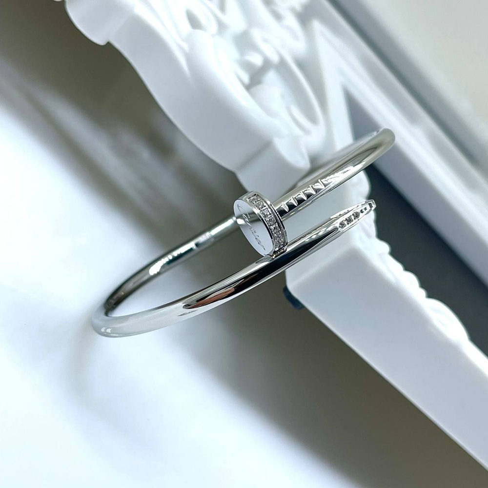 Браслет гвоздь в образе CARTIER JUSTE UN CLOU металл под серебро с ...