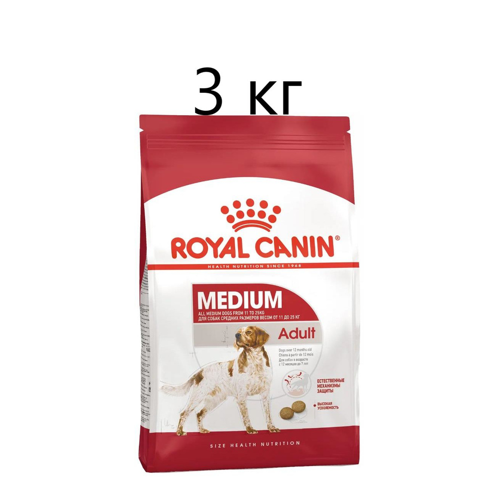 Сухой корм для собак Royal Canin MEDIUM Adult при чувствительном ...