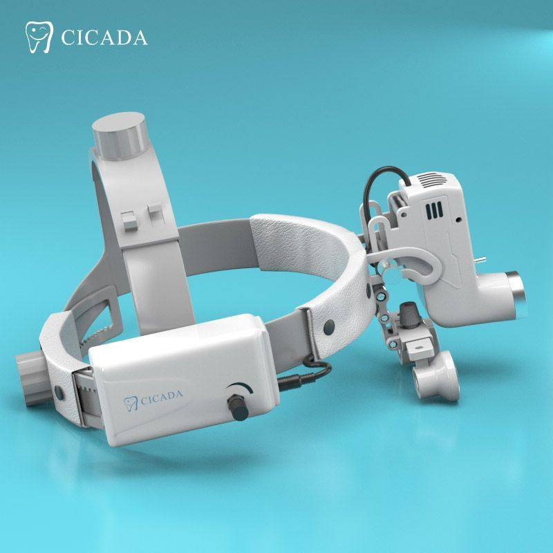 CICADA 3.5X Налобный осветитель Optic SHL-5 (на шлеме) с регулировкой диаметра пятна - купить с ...