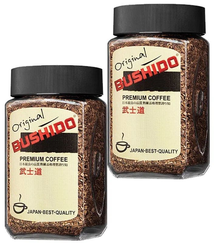 Кофе растворимый BUSHIDO 200г. 2шт. - купить с доставкой по выгодным ...