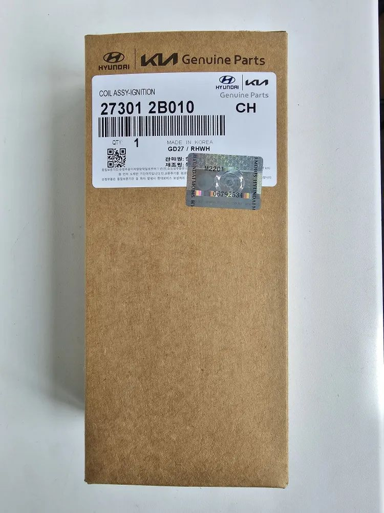 Катушка зажигания 27301-2B010 Hyundai Accent, Kia Rio - Hyundai-KIA арт ...