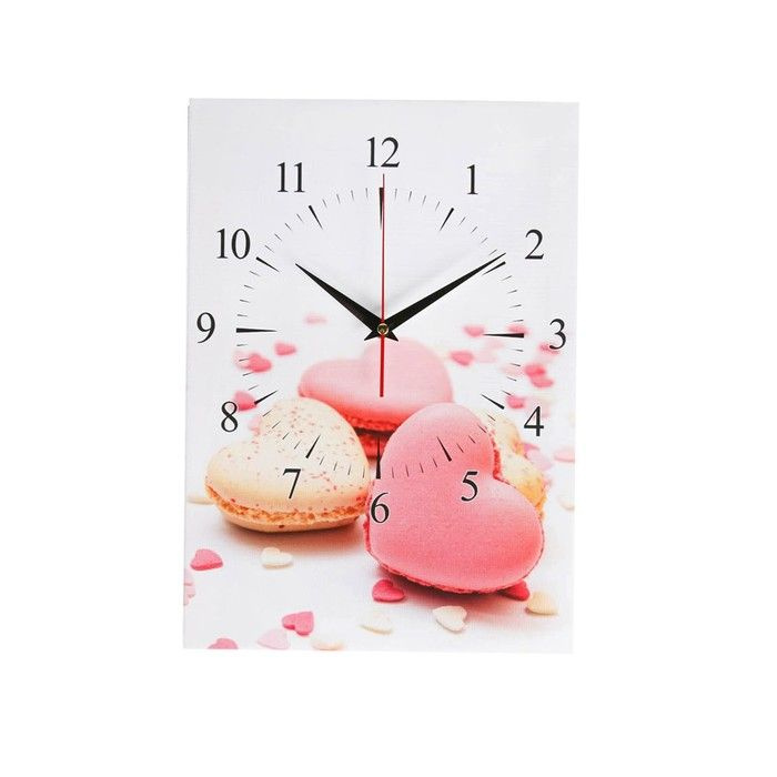 Часы картина настенные Макарун плавный ход 30 х 40 см купить по низкой цене в интернет