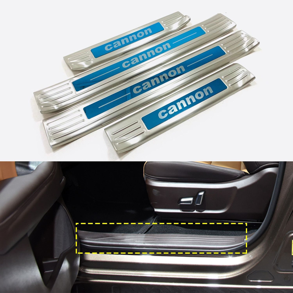 Автомобильный порог для Great Wall GWM POWER 2019-2023 2024 нержавеющая ...