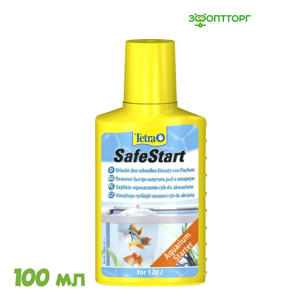 Tetra SafeStart бактериальная культура для запуска нового аквариума 100 ...