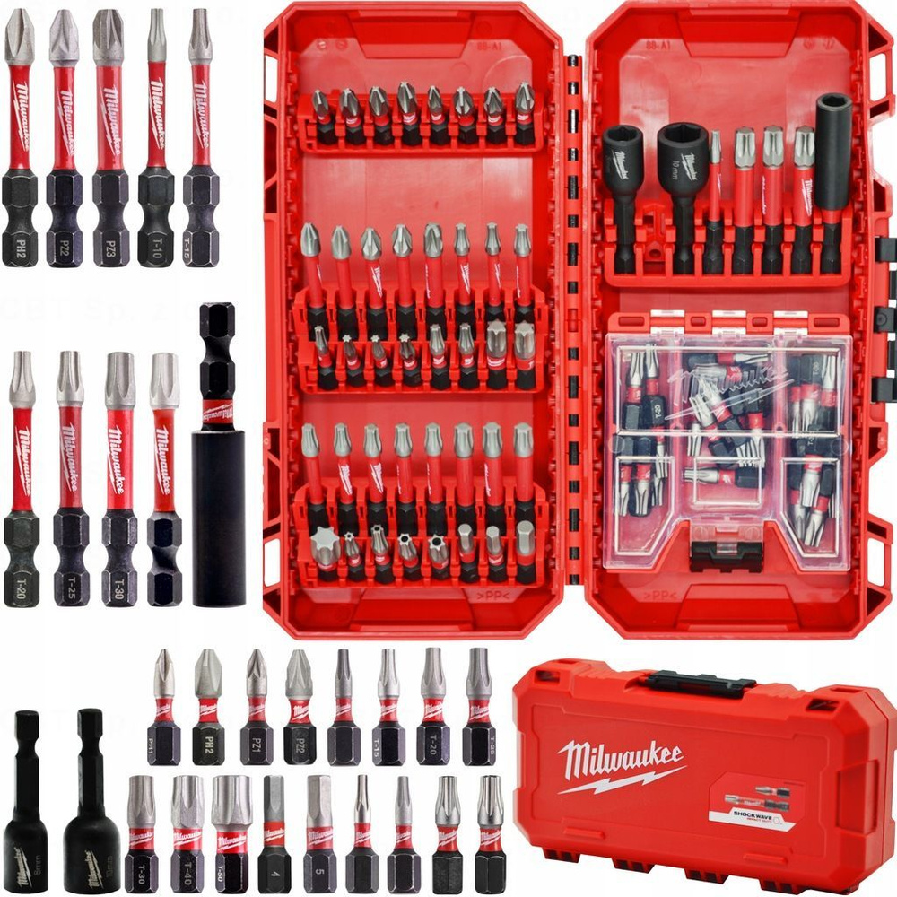 Набор бит Milwaukee IMAPCT DUTY Shockwave, (75 шт) купить на OZON по ...