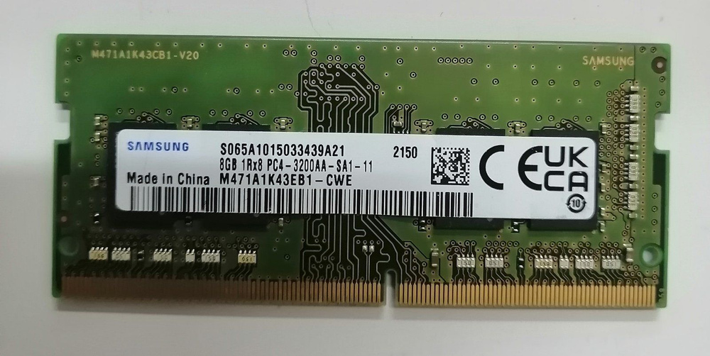 Модуль оперативной памяти Ram Sodimm Ddr4 SАМsung M471a1k43eb1 Cwe 8Гб