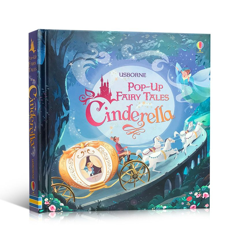 Usborne Pop-up Fairy Tales Cinderella Three-dimensional Picture Book ...