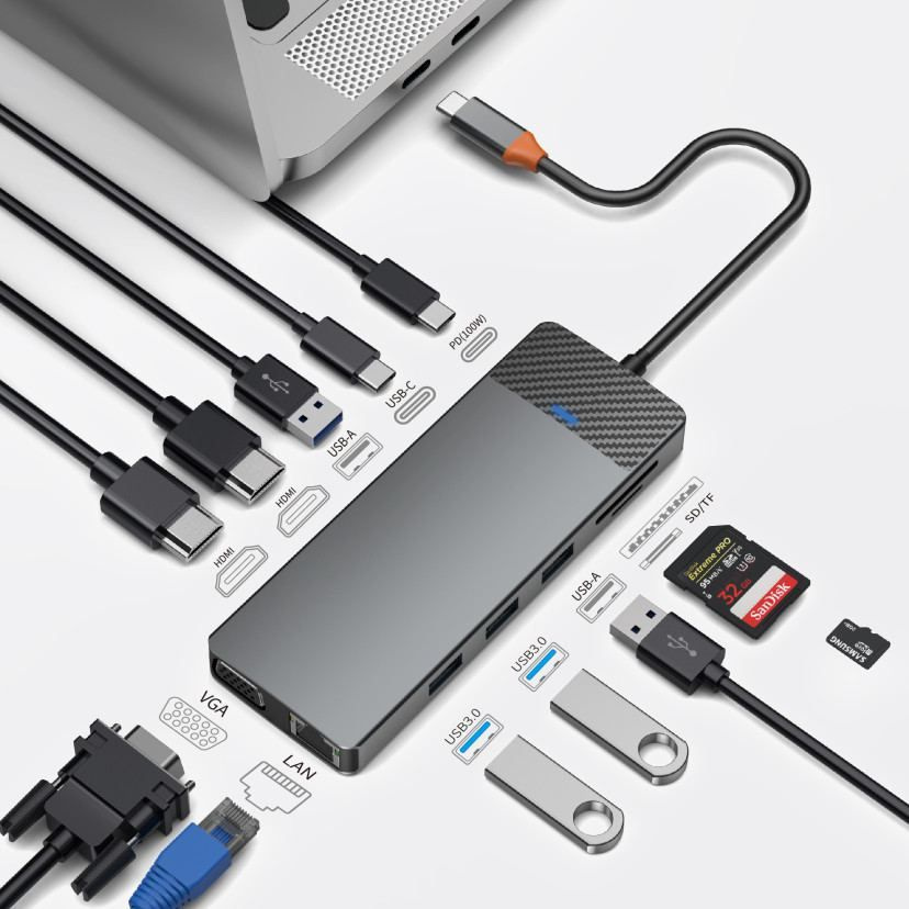 Wiwu Linker Series Hub 12 in 1 Pro, HUB, USB концентратор купить на ...